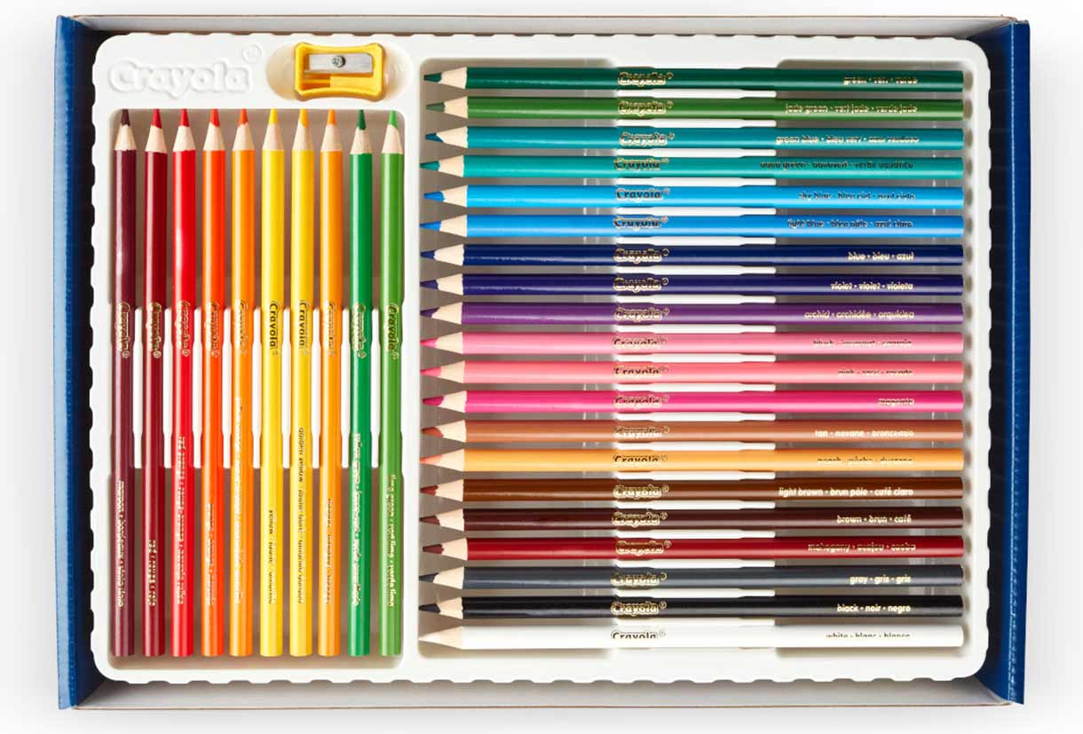 Buy Crayola - Hd Coloring Kit | 30 Colored Pencils & 20 Premium ...