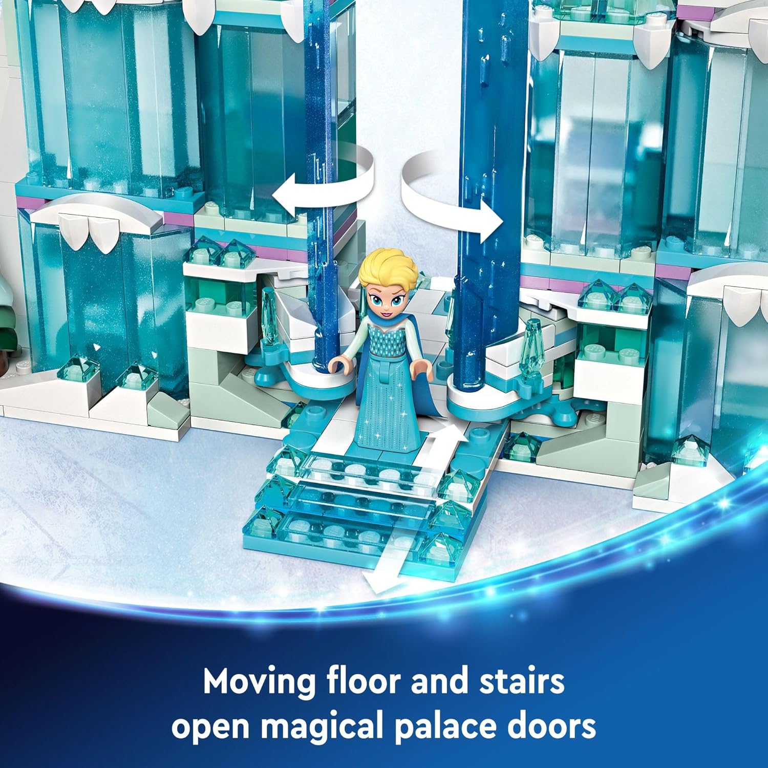 Buy LEGO Disney Frozen Elsa’s Ice Palace Building Set for Kids 43244 ...