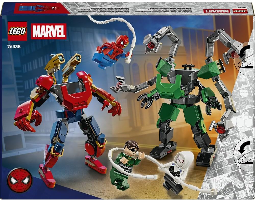 Buy LEGO: Marvel Mech Battle Spider-Man vs. Doc Ock (76338) Online at ...