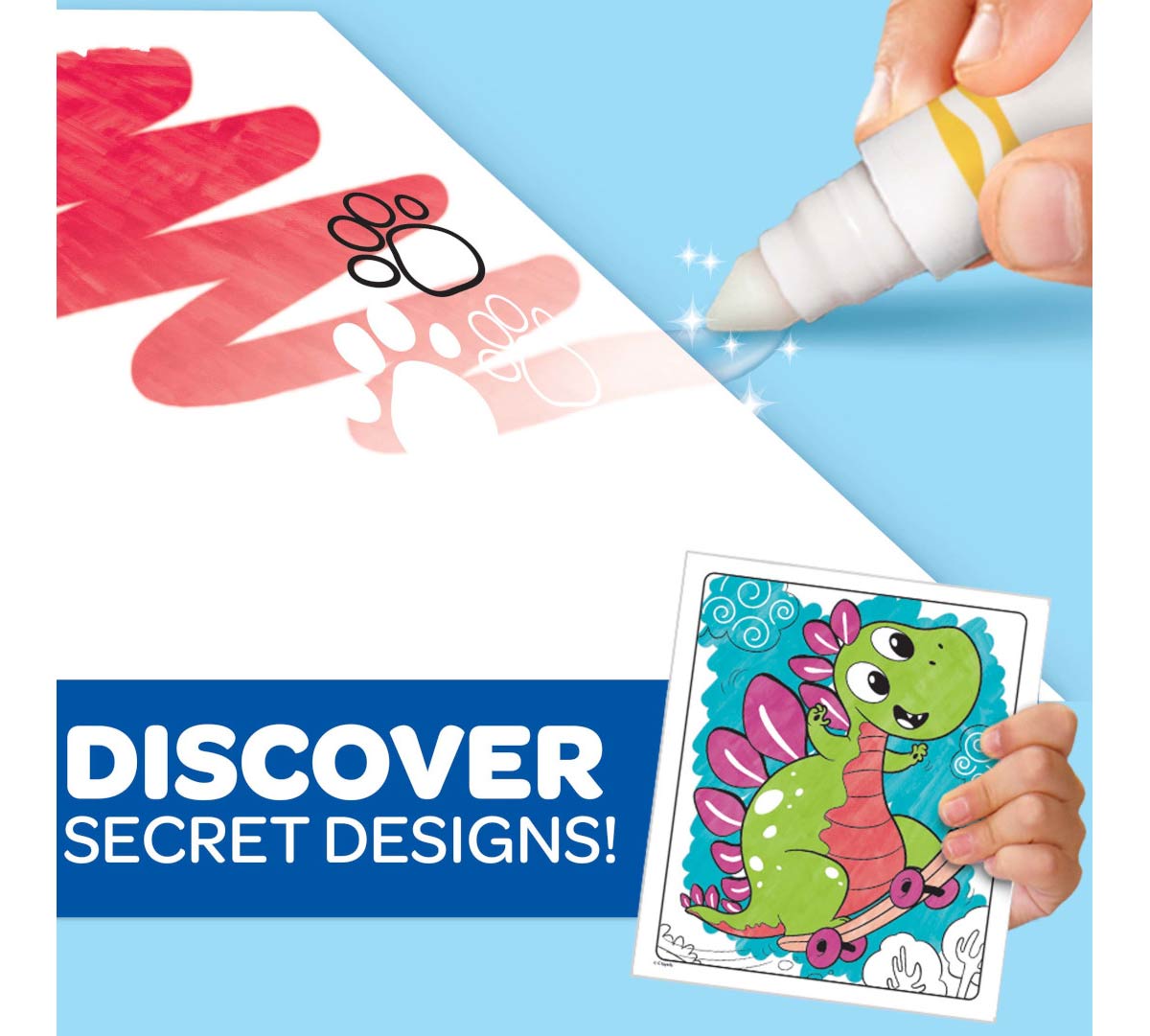 Buy Crayola Color Wonder Mess Free Prehistoric Pals Dinosaur Coloring ...